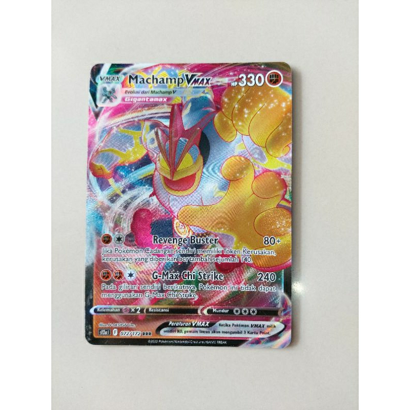 Jual MANCHAMP VMAX - KARTU POKEMON | Shopee Indonesia