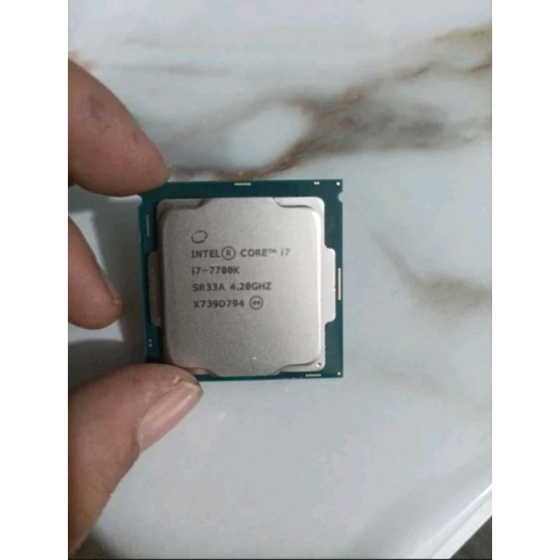 Jual Prosesor Intel core i7 7700K 4.20 GHz socket 1151 gen 7 Kaby Lake mantap tipe Gaming ...