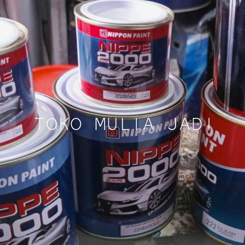 Jual NIPPE 2000 epoxy primer surfacer grey 1 Ltr by Nippon Paint / cat dasar duco mobil abu ...