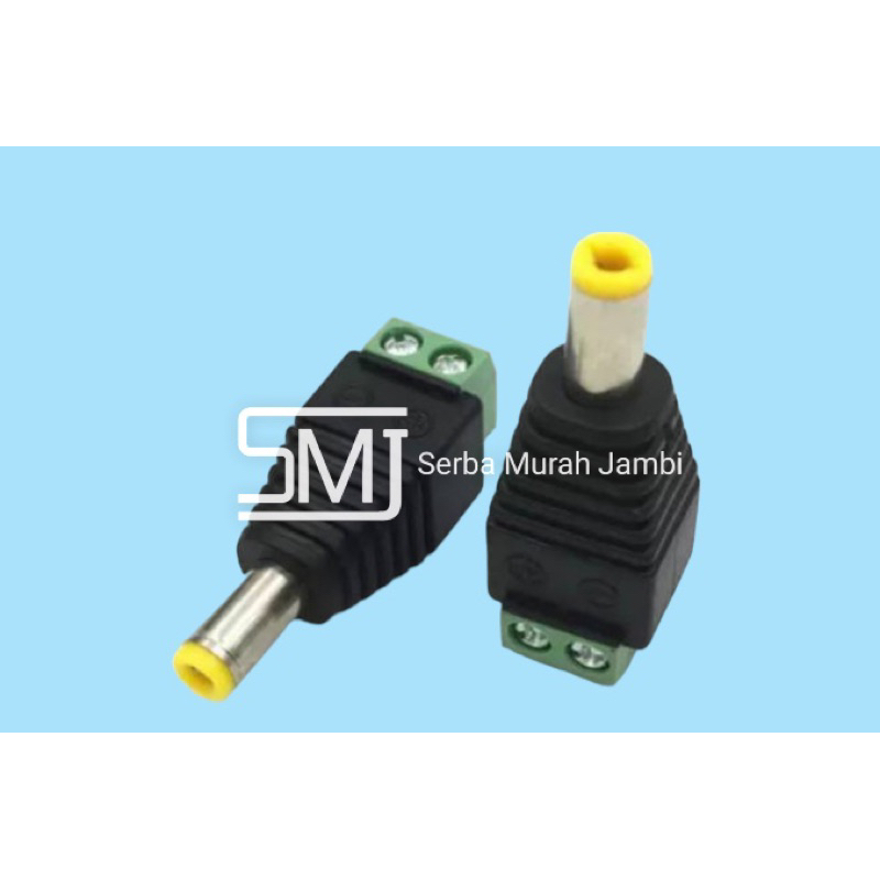 Jual Jack DC MALE konektor CCTV | Shopee Indonesia