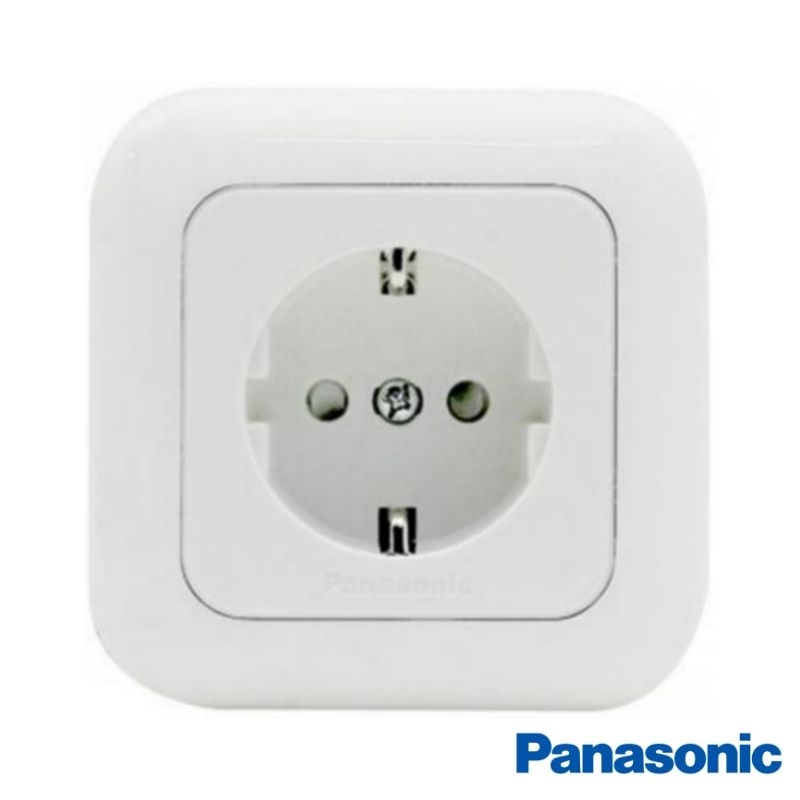 Jual Panasonic Stop Kontak Non CP WEJP 1131-7 WEJP11317 Wide Series ...