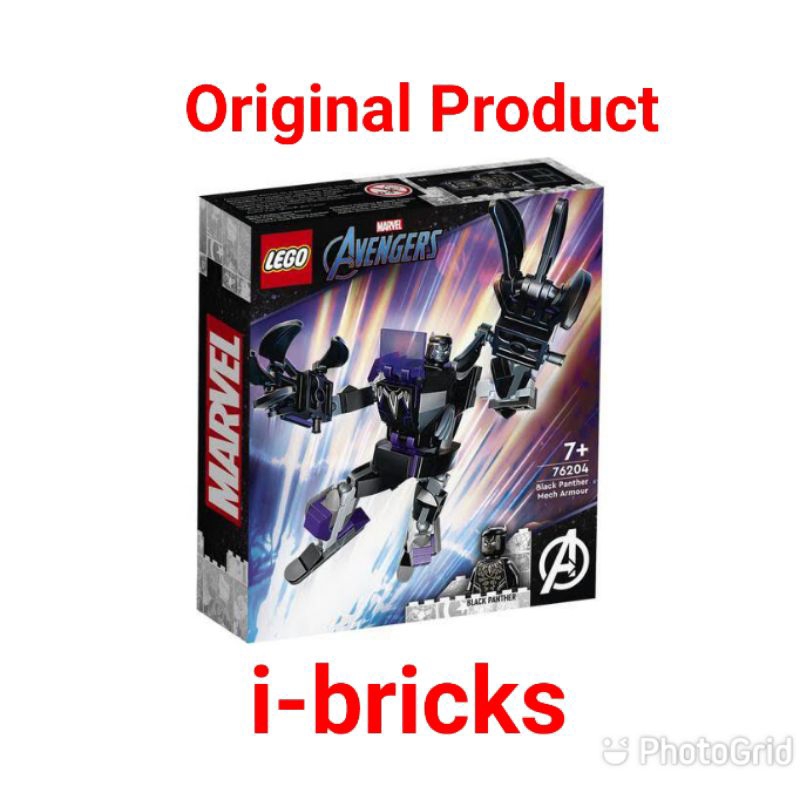 Jual Lego Superheroes 76204 Black Panther Mech Armor | Shopee Indonesia