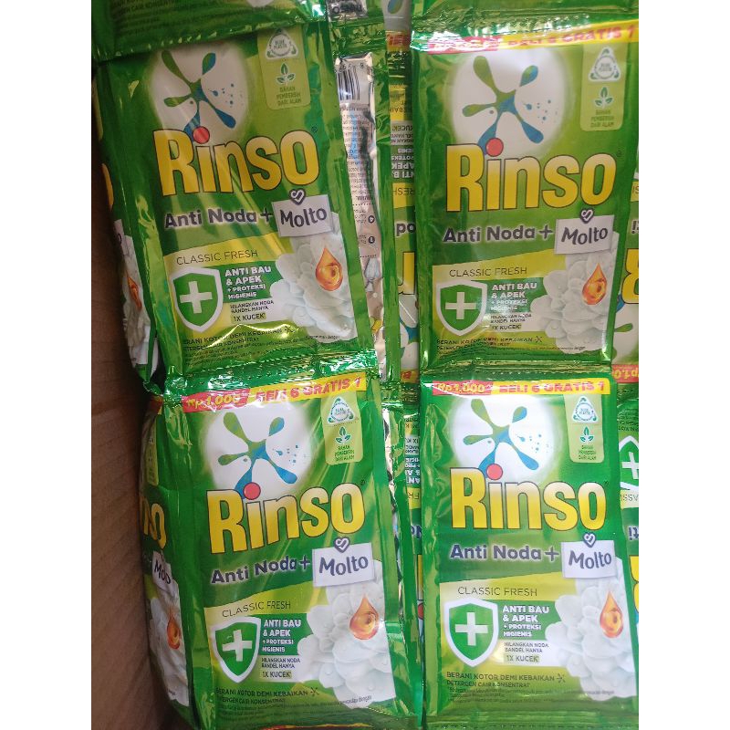 Jual Rinso Sachet Cair Kemasan 1.000 | Harga untuk 12 pcs | Shopee ...