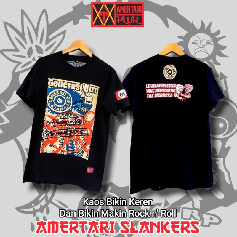 Jual SLANKERS GENERASI BIRU-DISTRO SLANK-BAJU SLANK-KAOS SLANK- 100 ...