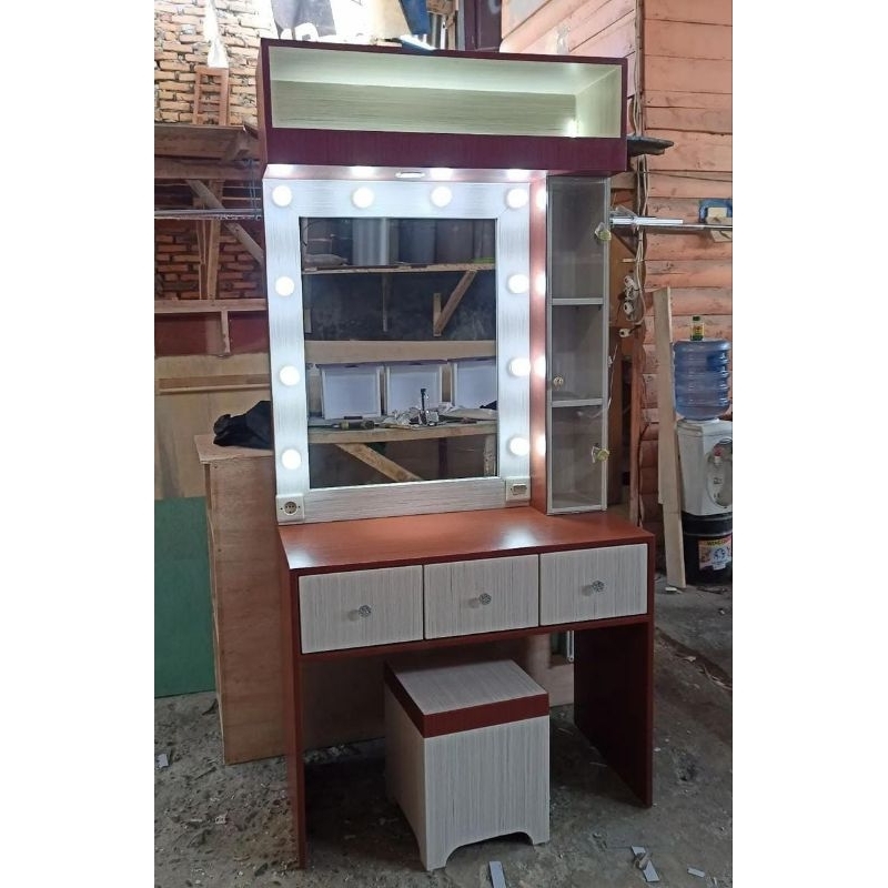 Jual Meja rias Minimalis Hpl Full Kayu Padu | Shopee Indonesia