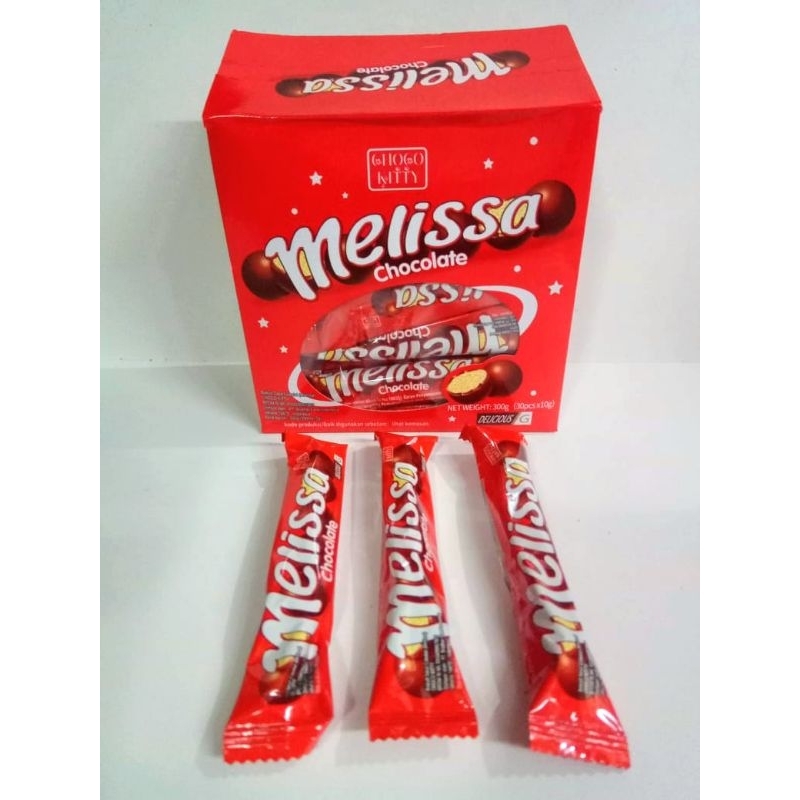 Jual Coklat Cemilan Snack Choco Chacha MM Melissa Chocolate (isi 30 pcs ...