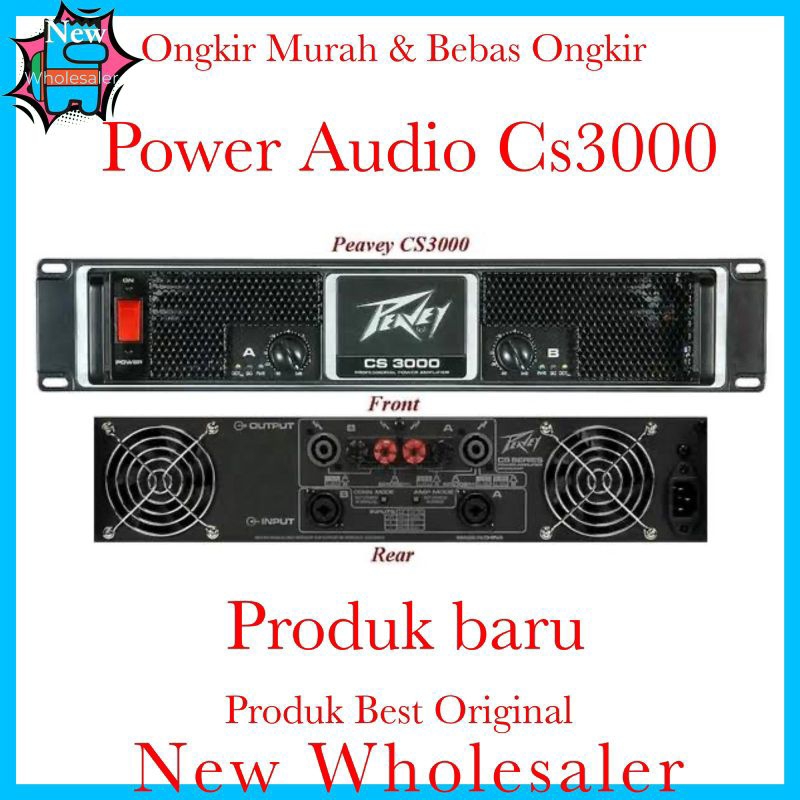 Jual Power amplifier Sound speaker peavey cs3000 Super cs 3000 Produk ...
