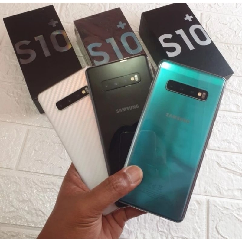 Jual SAMSUNG S10 PLUS / S10+ || 8/128GB || FULLSET || RESMI || SECOND | Shopee Indonesia