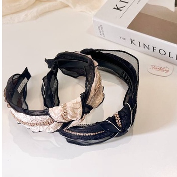 Jual Twinkling - JOANA Headband Ruffle Shimmer Bando Bandana Wanita ...