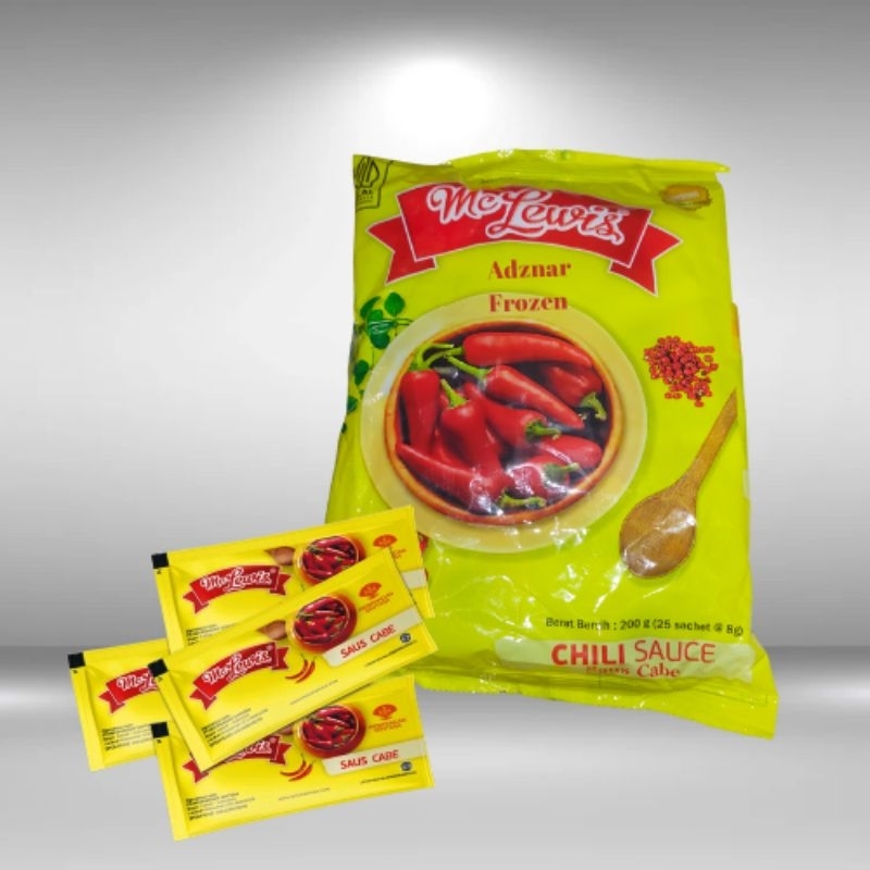 Jual saus cabe mc Lewis sachet isi 25 sachet | Shopee Indonesia