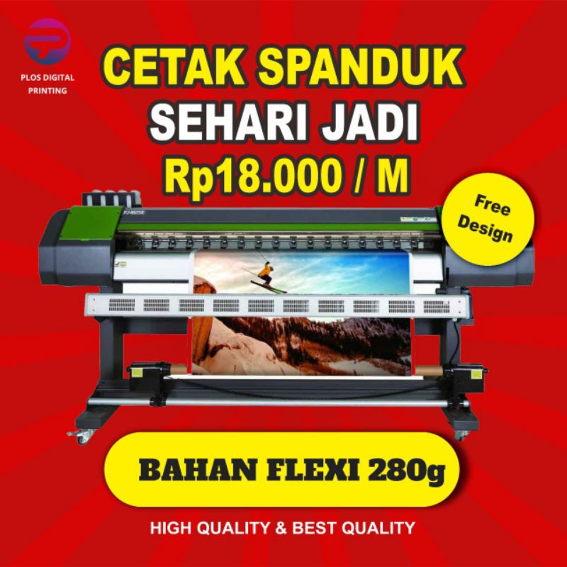 Jual CETAK SPANDUK / BANNER / BALIHO FREE DESAIN HIGH RESOLUTION | Shopee Indonesia