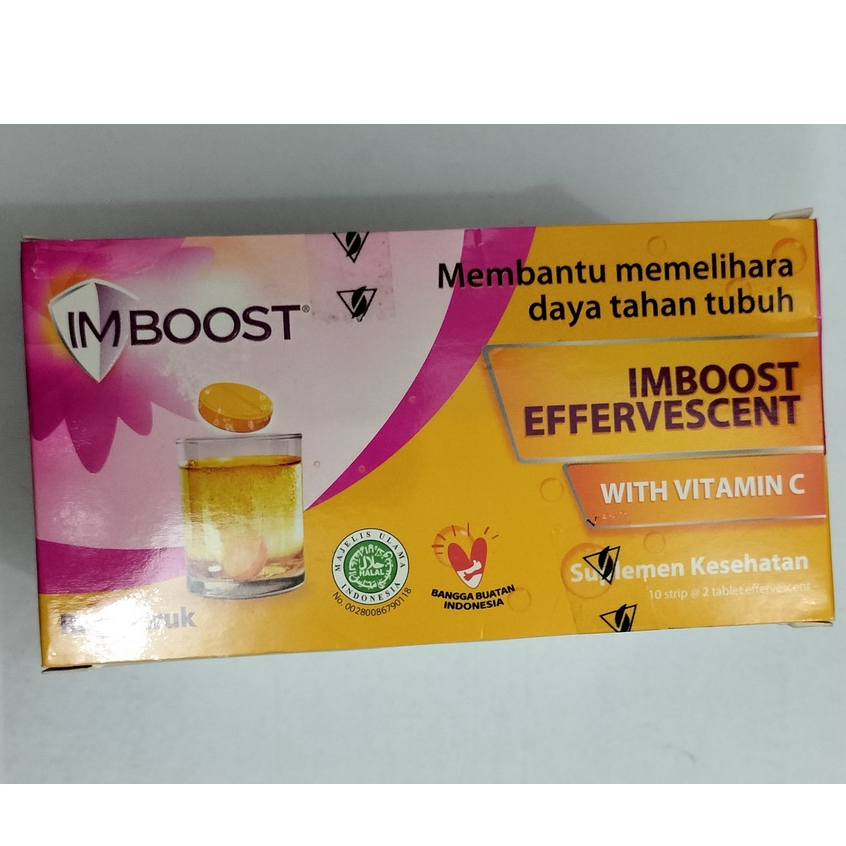 Jual IMBOOST EFFERVESCENT JERUK STRIP 2 TABLET | Shopee Indonesia