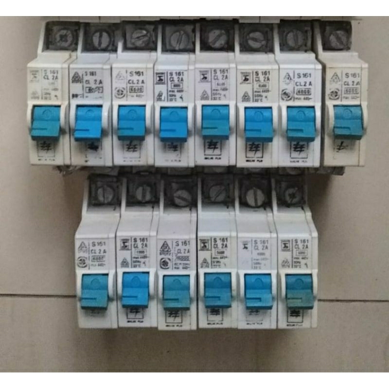Jual MCB merk BBC dan ABB bekas ori PLN model S161 CL2 | Shopee Indonesia