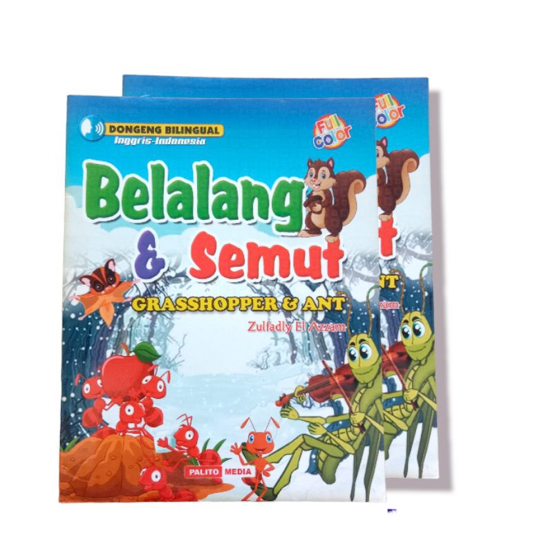 Jual Buku Cerita Anak Bergambar Seri Dongeng Belalang Semut Shopee