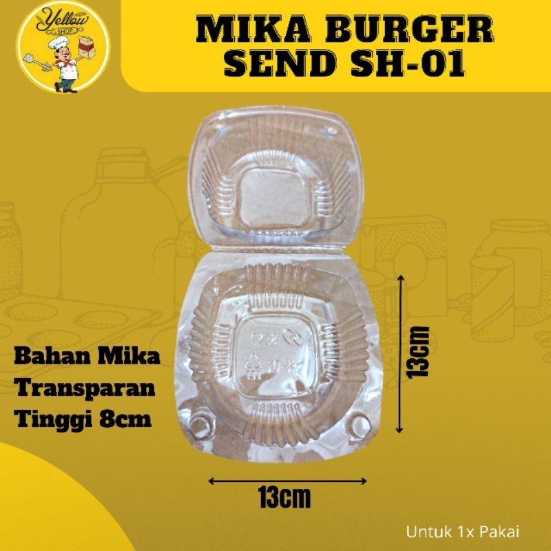 Jual MIKA BURGER SEND SH-01 (10PCS) | Shopee Indonesia