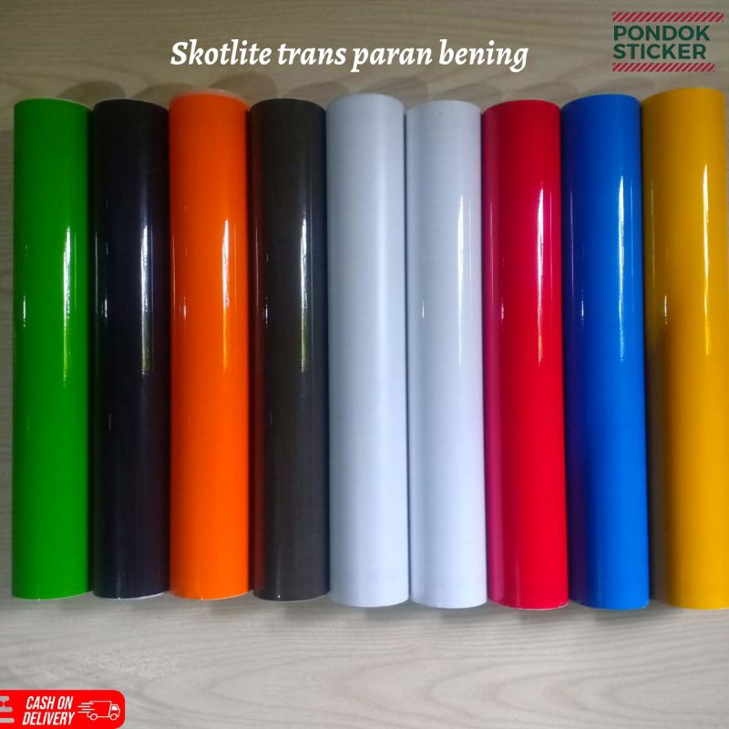 Jual Skotlite sticker transparan bening tembus clear motor mobil | Shopee Indonesia