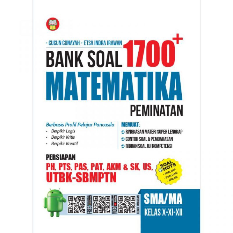 Jual BUKU 1700 PLUS BANK SOAL MATEMATIKA PEMINATAN SMA/MA | Shopee ...