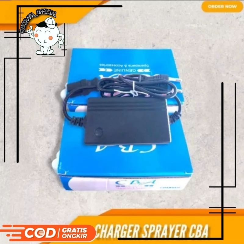 Jual Cas-casan charger adaptor 12V 1AH untuk semua jenis sprayer ...