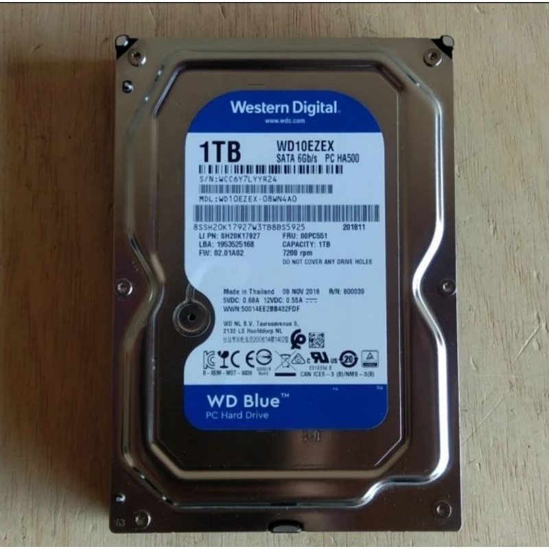 Jual HARDISK PC WD BLUE 1TB MULUS | Shopee Indonesia