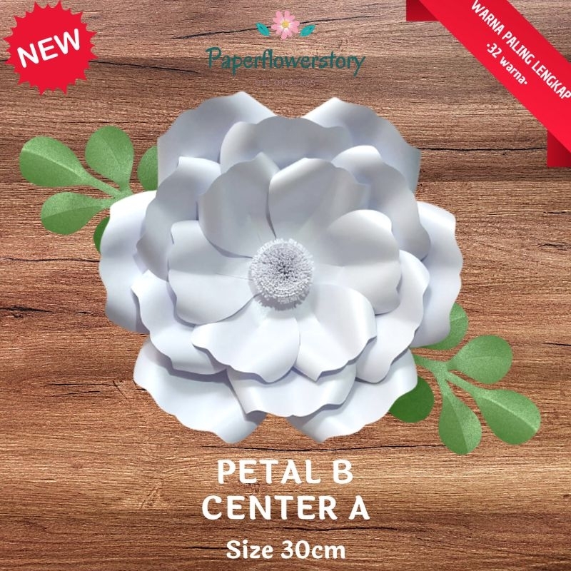 Jual Paper Flower Backdrop Dekorasi Bunga Kertas size 30cm Dekorasi ...