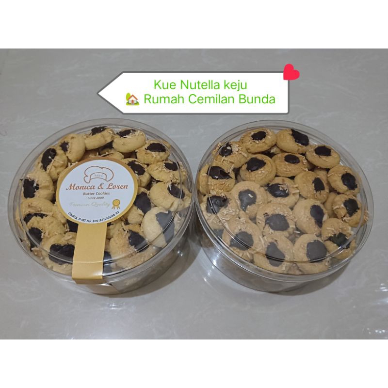 Jual Kue Nutella keju toples 500g | Shopee Indonesia