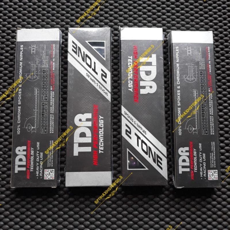 Jual Jari-jari Ruji Spoke Set TDR 2tone 2 tone Platinum/Silver Original ...