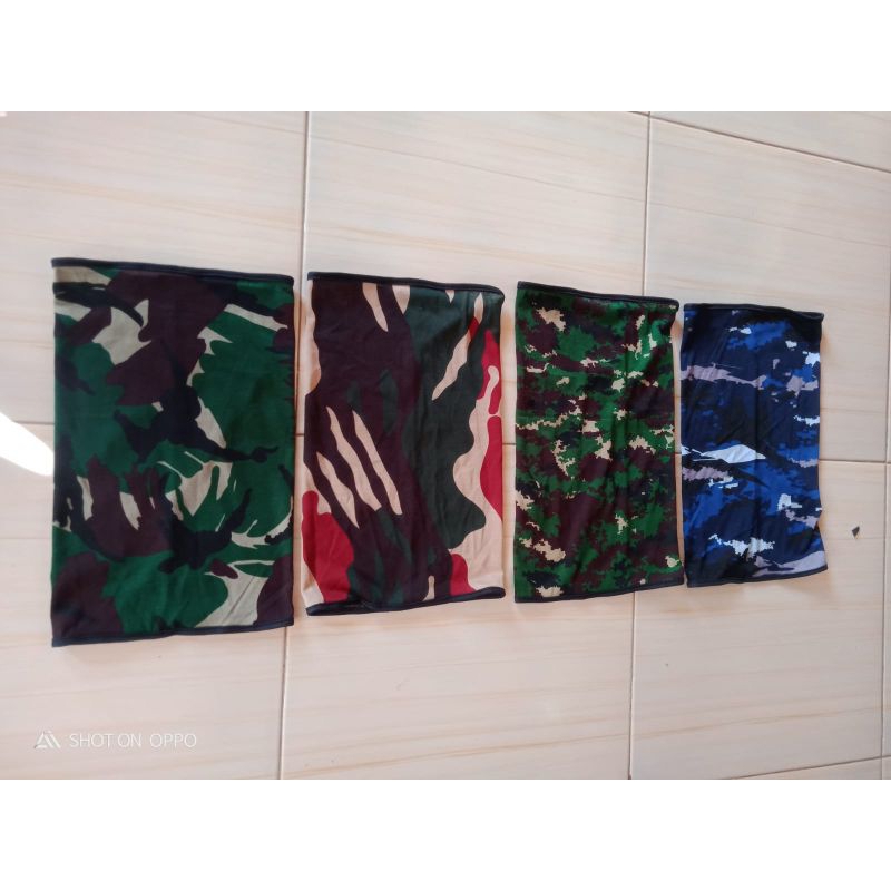 Jual Buff Buff masker multifungsi motif doreng army | Shopee Indonesia