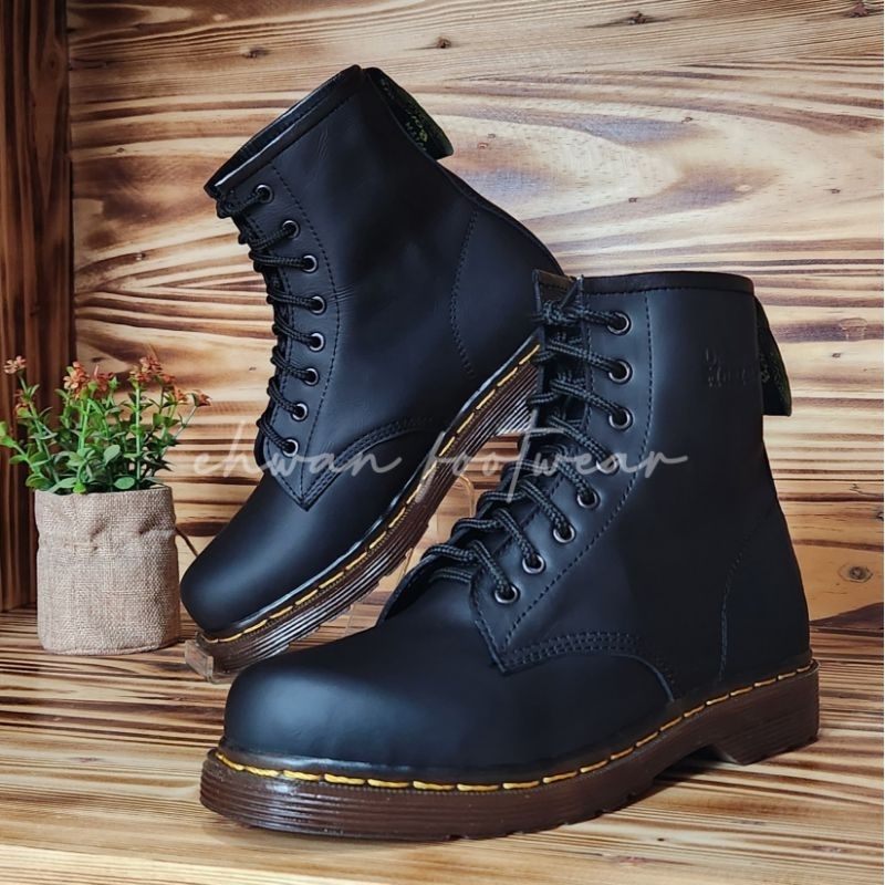 Jual Sepatu docmart 8holle 3hole full leather termurah | Shopee Indonesia