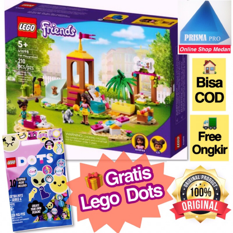 Jual Lego Friends 41698 Pet Playground Mainan Edukasi Anak Balok Susun ...