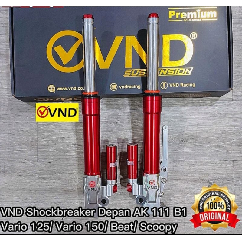 Jual Shockbreaker Shock Depan VND Ak 111 Honda Vario 125 vario 150 Beat Scoopy Genio Spacy ...