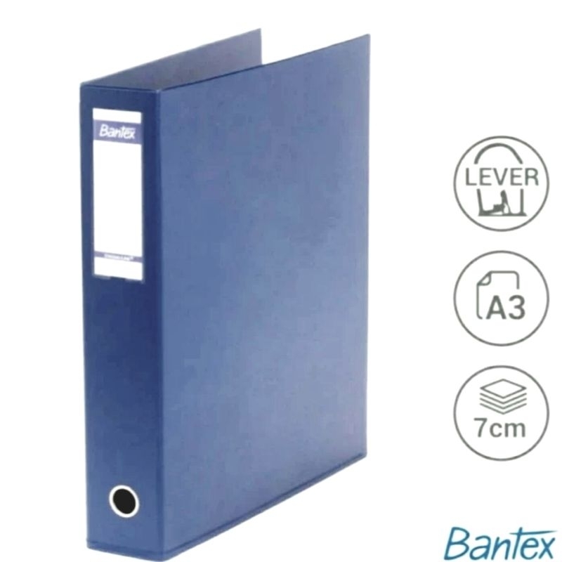 Jual Ordner BANTEX A3 70mm Potrait 1467-01 Biru | Shopee Indonesia