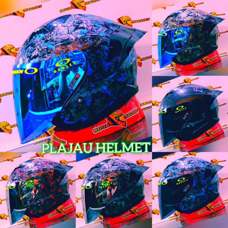 Jual Helm gift sargon carbon (modifikasi) paket ganteng | Shopee Indonesia