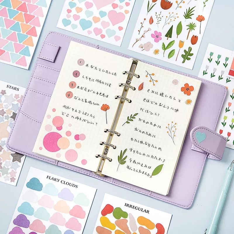 Jual Stiker Kertas Dekoratif Untuk Scrapbook / Jurnal Sticker | Shopee ...