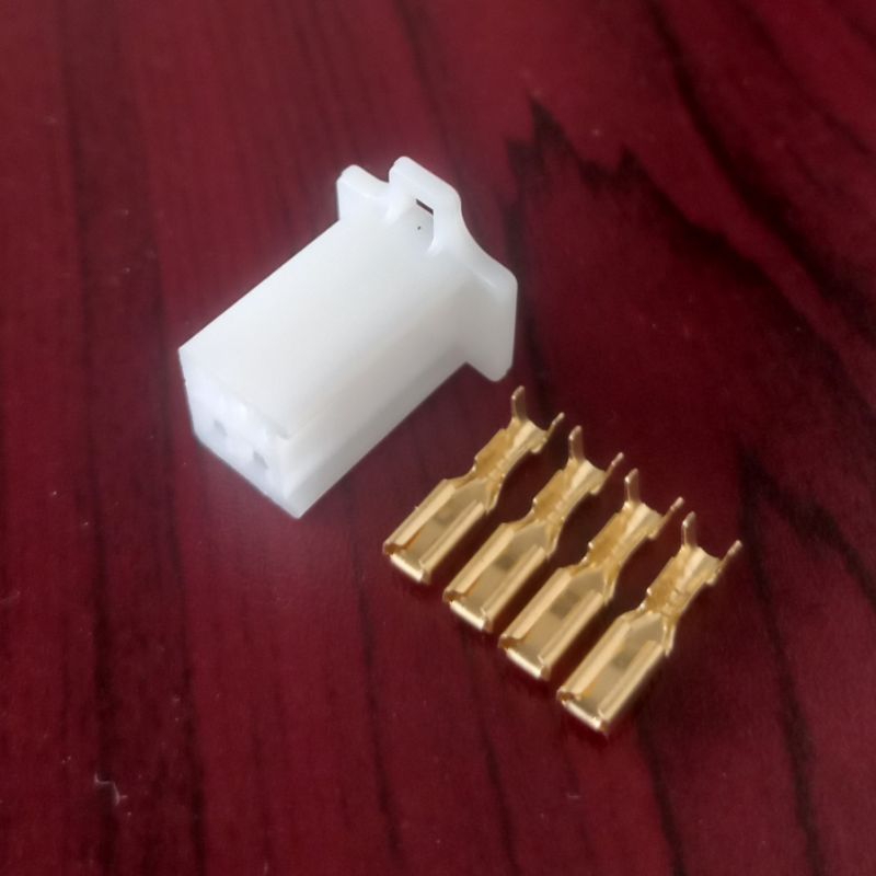 Jual Socket Konektor Kecil 4 Pin Male/Female Dengan Skun Soket Kabel ...