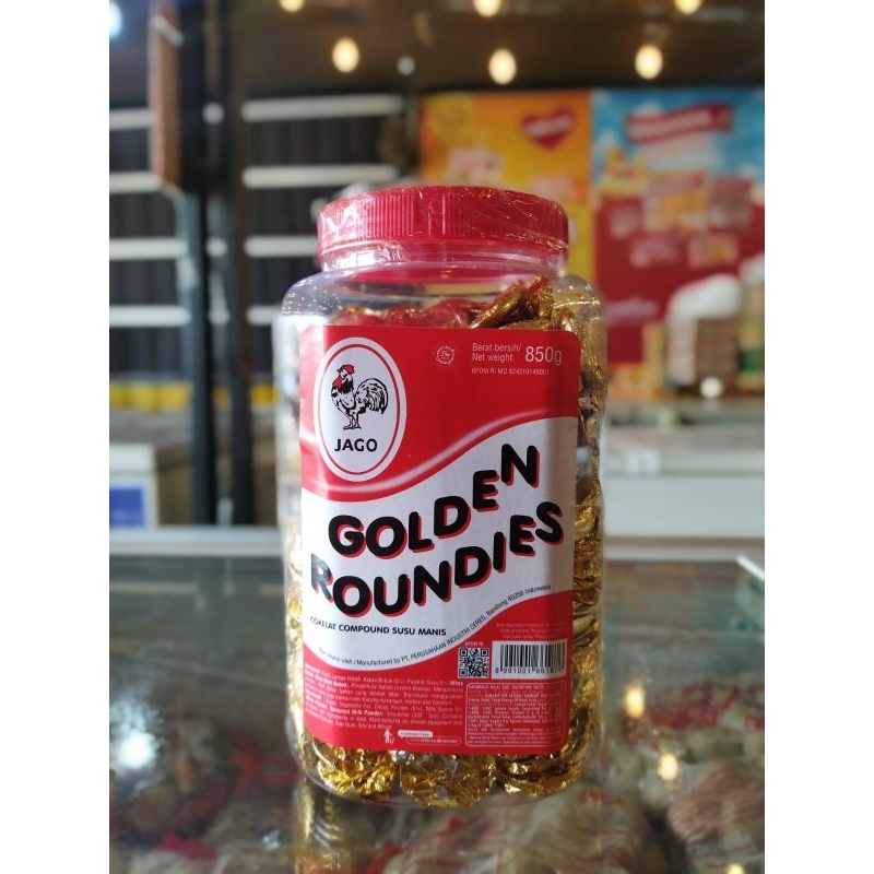 Jual JAGO GOLDEN ROUNDIES Cokelat Coin 850g | Shopee Indonesia