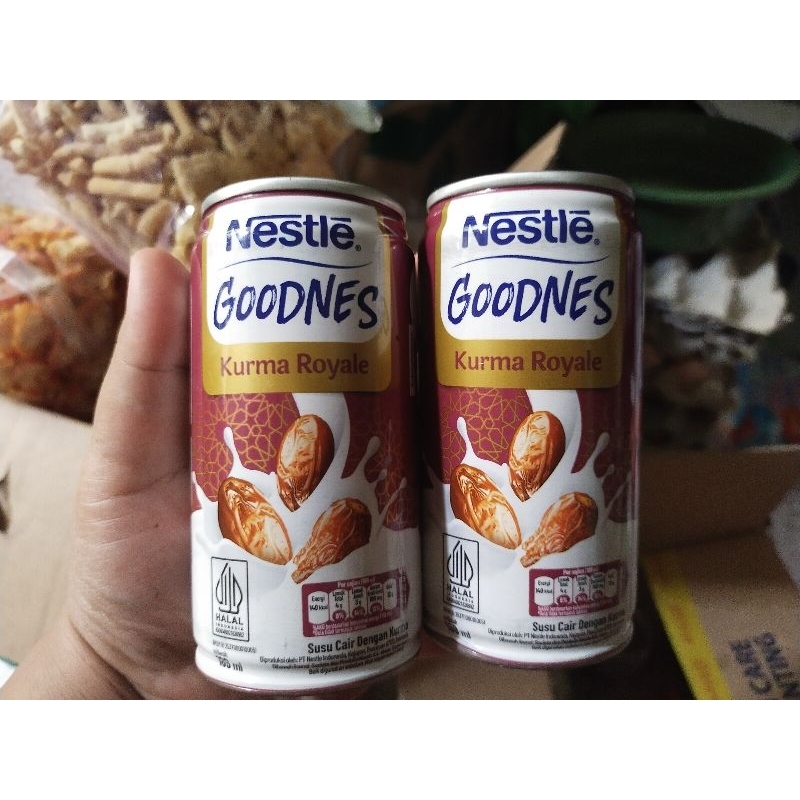 Jual susu kurma Nestle goodnes kaleng | Shopee Indonesia