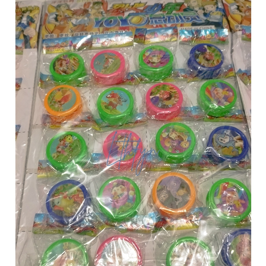 Jual MAINAN YOYO TERMURAH // 1 LEMBAR ISI 20PCS // HARGA PER 1PCS ...