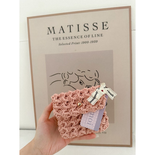 Jual Nara wallet | korean crochet wallet | dompet rajut | handmade ...