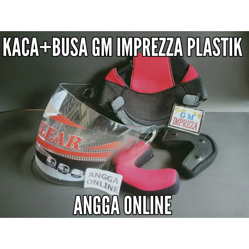 Jual Busa Helm GM IMPREZZA PLASTIK, Busa Helm GM Imprezza Kancing ...