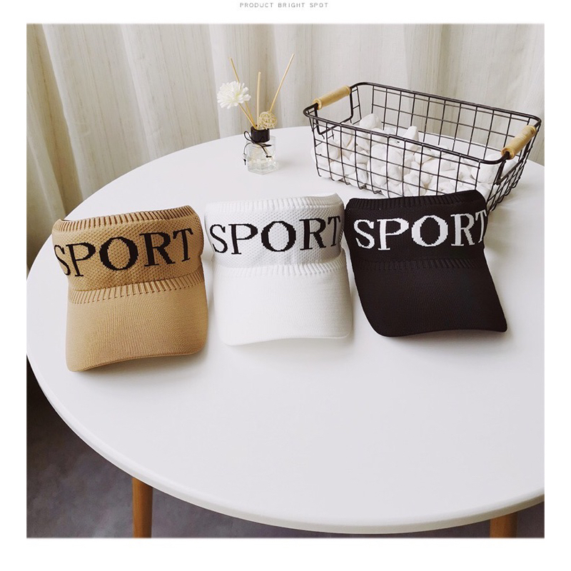 Jual topi sport olahraga golf senam tenis rajut | Shopee Indonesia
