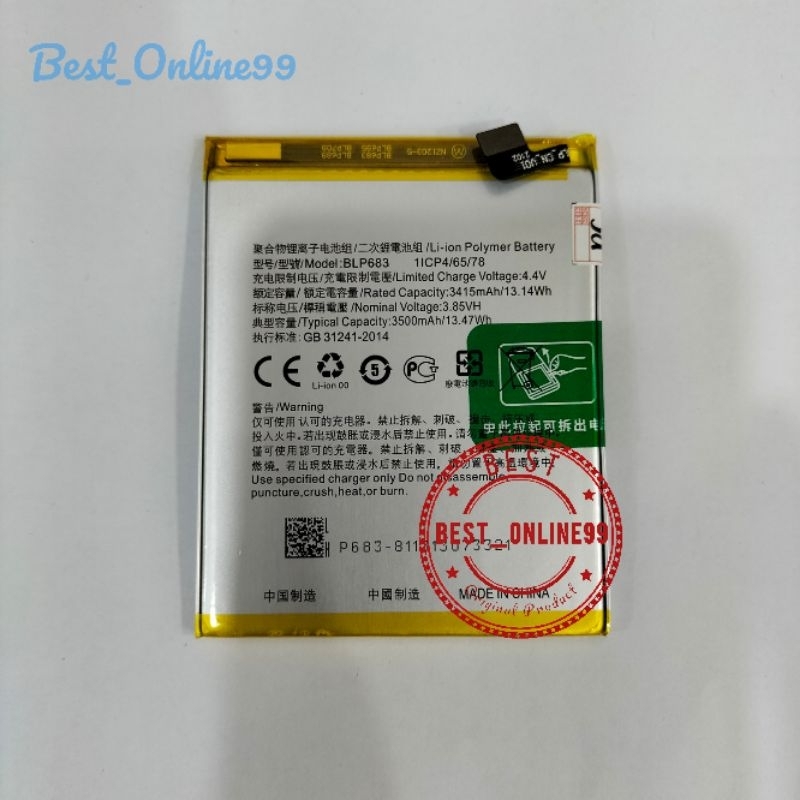 Jual BATERAI OPPO F9/F9 PRO/2 PRO/C2 PRO BLP-683 ORI 100A | Shopee ...