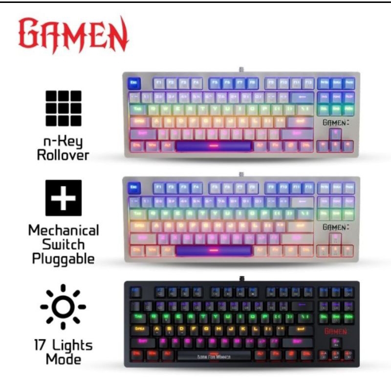 Jual Mechanical Gaming Keyboard Gamen Titan II | Shopee Indonesia