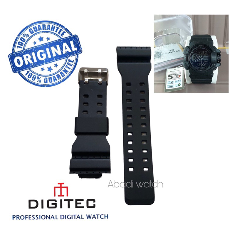 Jual STRAP TALI JAM TANGAN DIGITEC 2080 DG-2080T 2080T DG2080 DG2080T ...