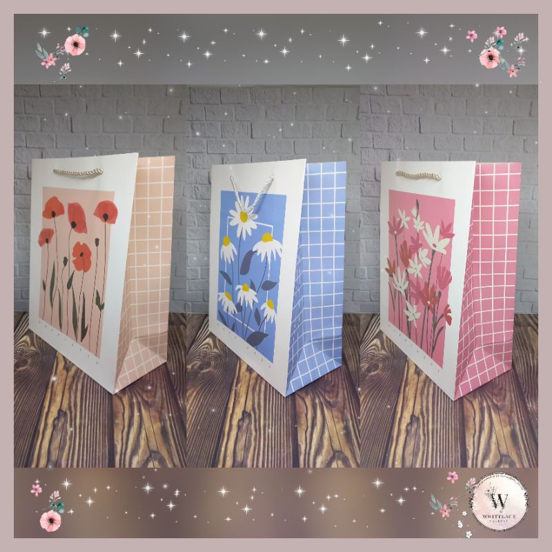 Jual Paper Bag Kado Model Tali Bentuk Portrait Ukuran Besar (Size L ...