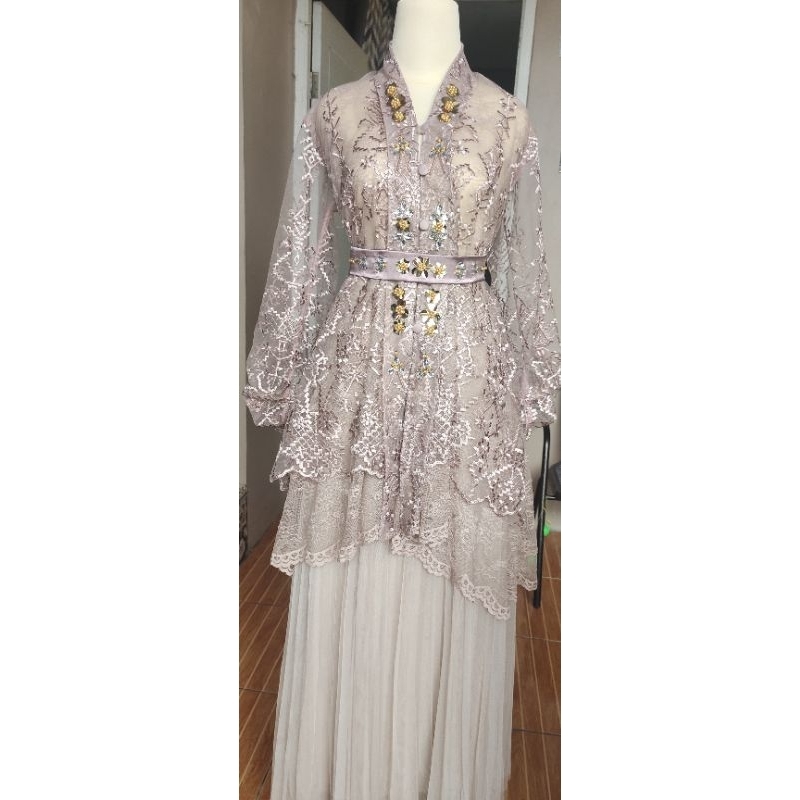 Jual Outer Brukat mix Chantily/ Outer Kondangan | Shopee Indonesia