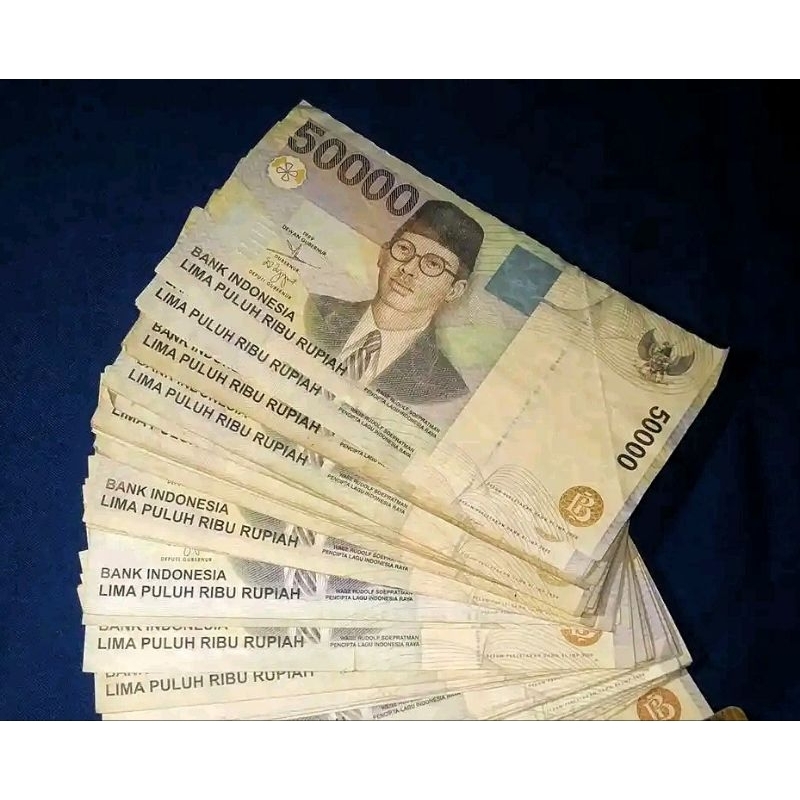 Jual 50000 rupiah WR SUPRATMAN 100 LEMBAR #ASLI | Shopee Indonesia