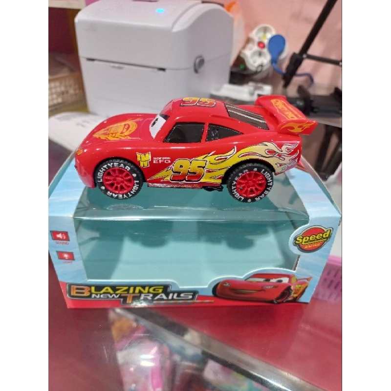 Jual MAINAN MOBIL CARS BUMP GO BATERAI LIGHTING MCQUEEN PULBACK / CARS ...