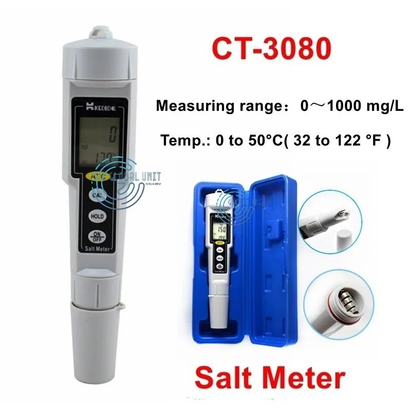 Jual CT-3080 Digital Water Salt Salinity Meter - Pen Alat Ukur Kadar ...
