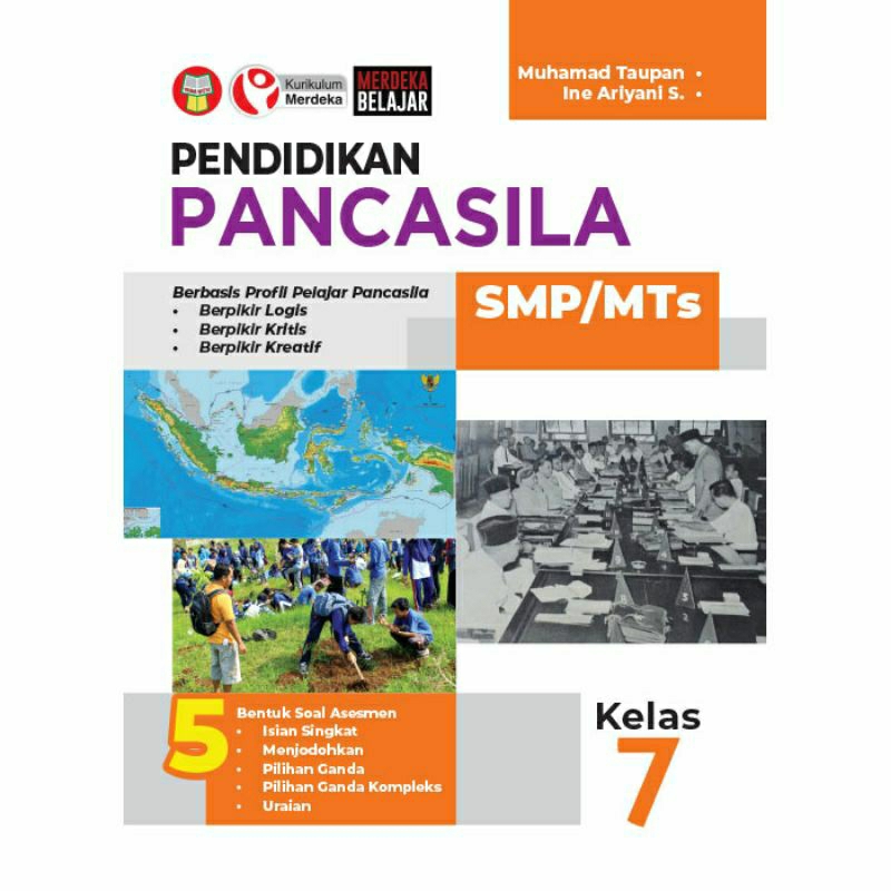 Jual BUKU PENDIDIKAN PANCASILA UNTUK SMP/MTs KELAS 7 KURIKULUM MERDEKA | Shopee Indonesia