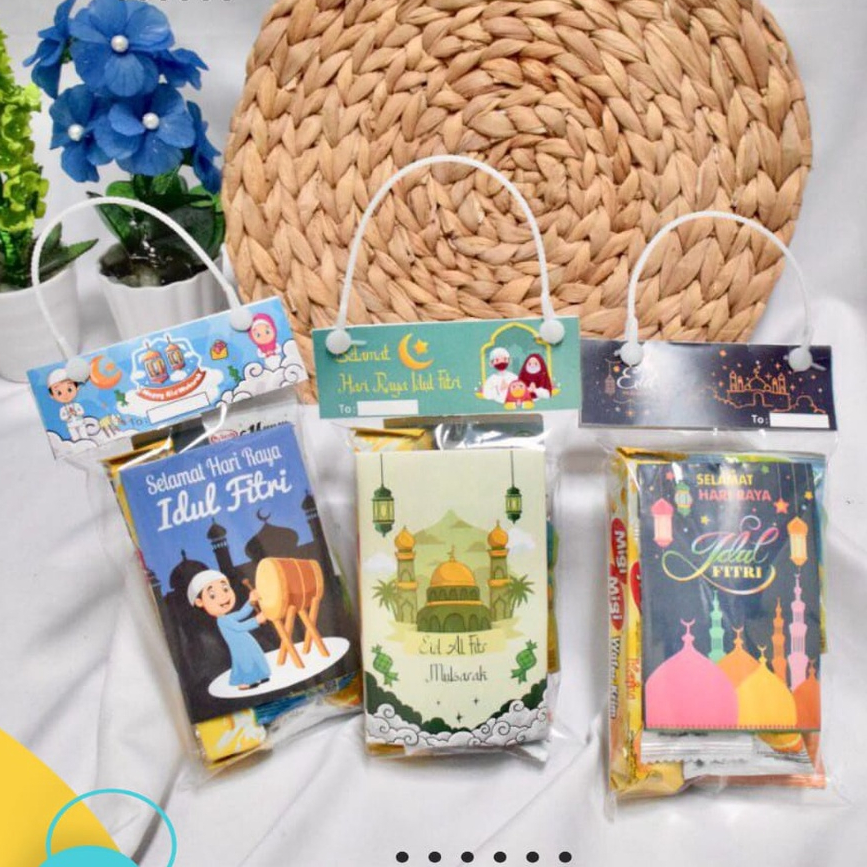 Jual [MIN 10PCS] LABEL SNACK LEBARAN harga ecer - PLASTIK LABEL LEBARAN ...